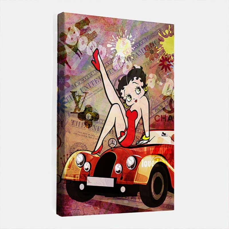 Canvas Betty Boop Popart Fotoprintxl